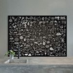 Chalkboard Doodles Splashback | Custom Doodles Splashbacks