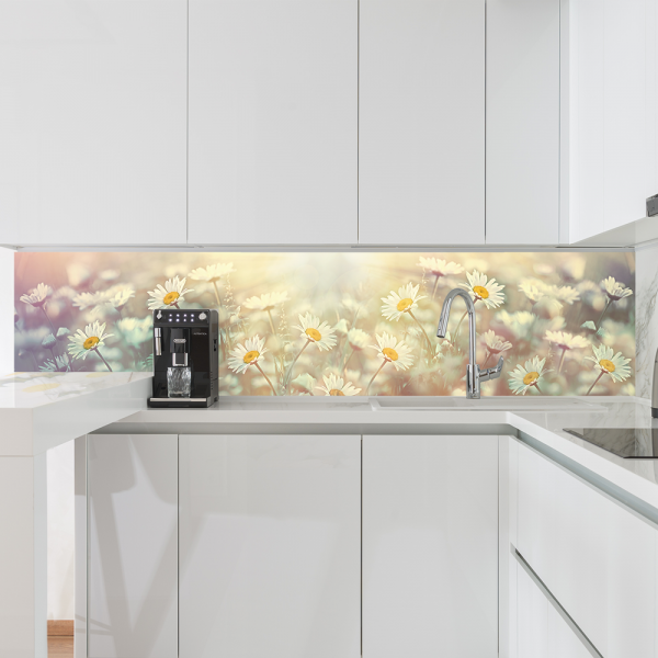 Daisies Splashback Splashback | Custom Splashbacks
