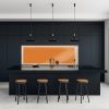 Orange Blossom Splashback | Custom Orange Splashbacks