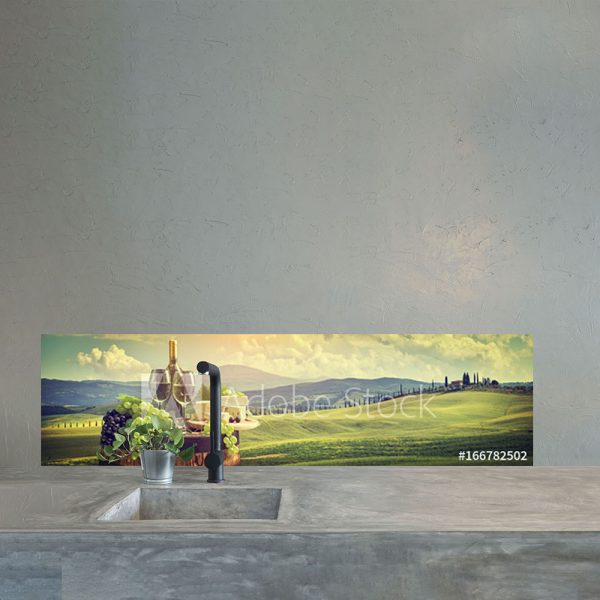Tuscany Vineyard Splashback - Custom Splashbacks