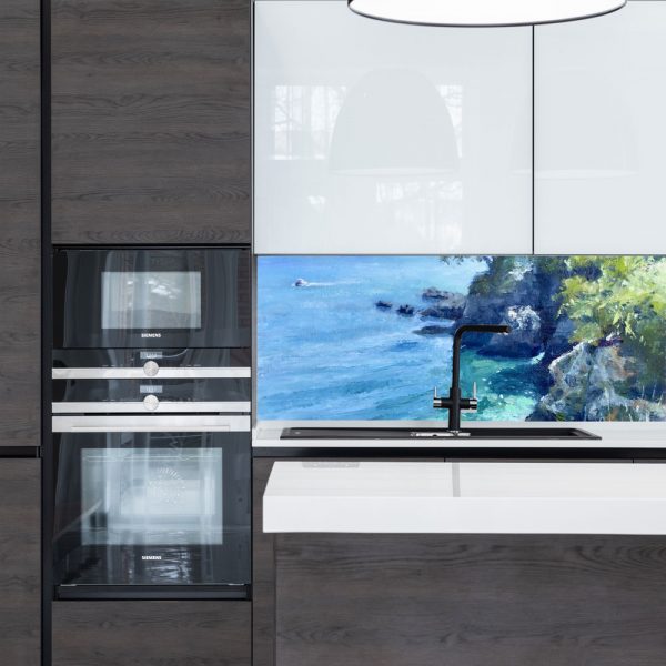 Coastal Cove Painting | Art | Kitchen Splashbacks | Panel